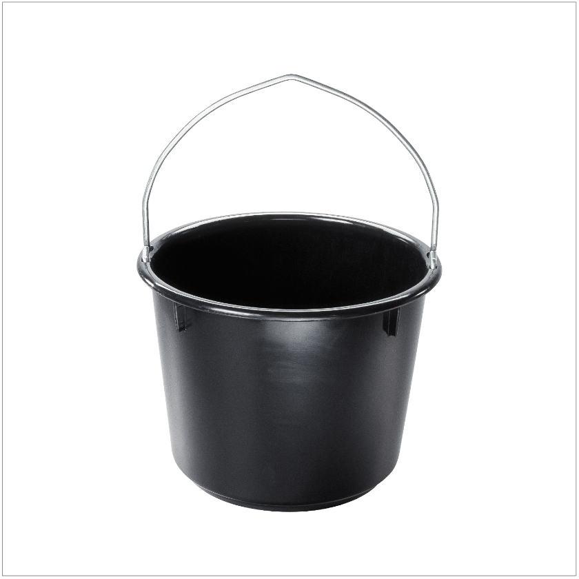 20L Black Industrial Mortar Bucket – Rooneys Home & Hardware