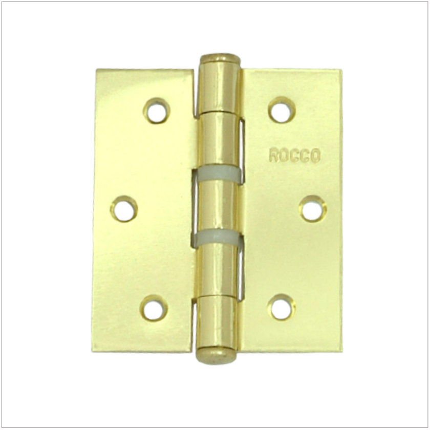 4x3" Gold Nylon Washered Hinge And Screws – Rooneys Home & Hardware