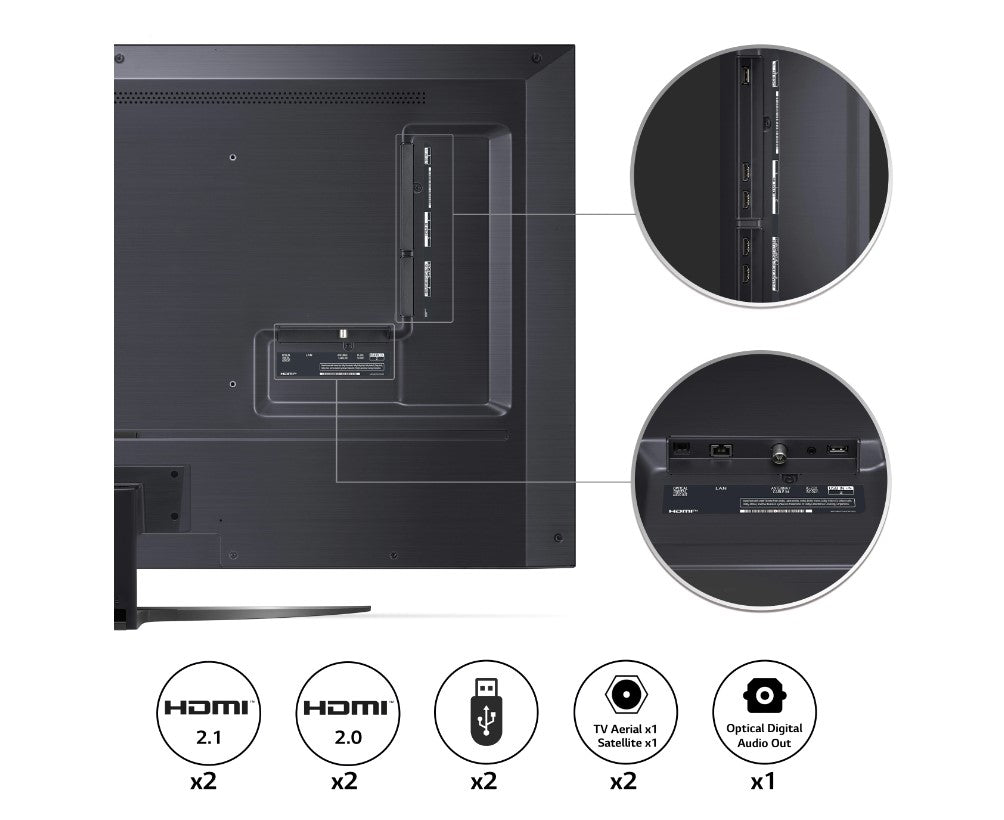 LG 55 Inch QNED HDR Ultra HD Smart TV 55QNED816QA – Rooneys Home & Hardware