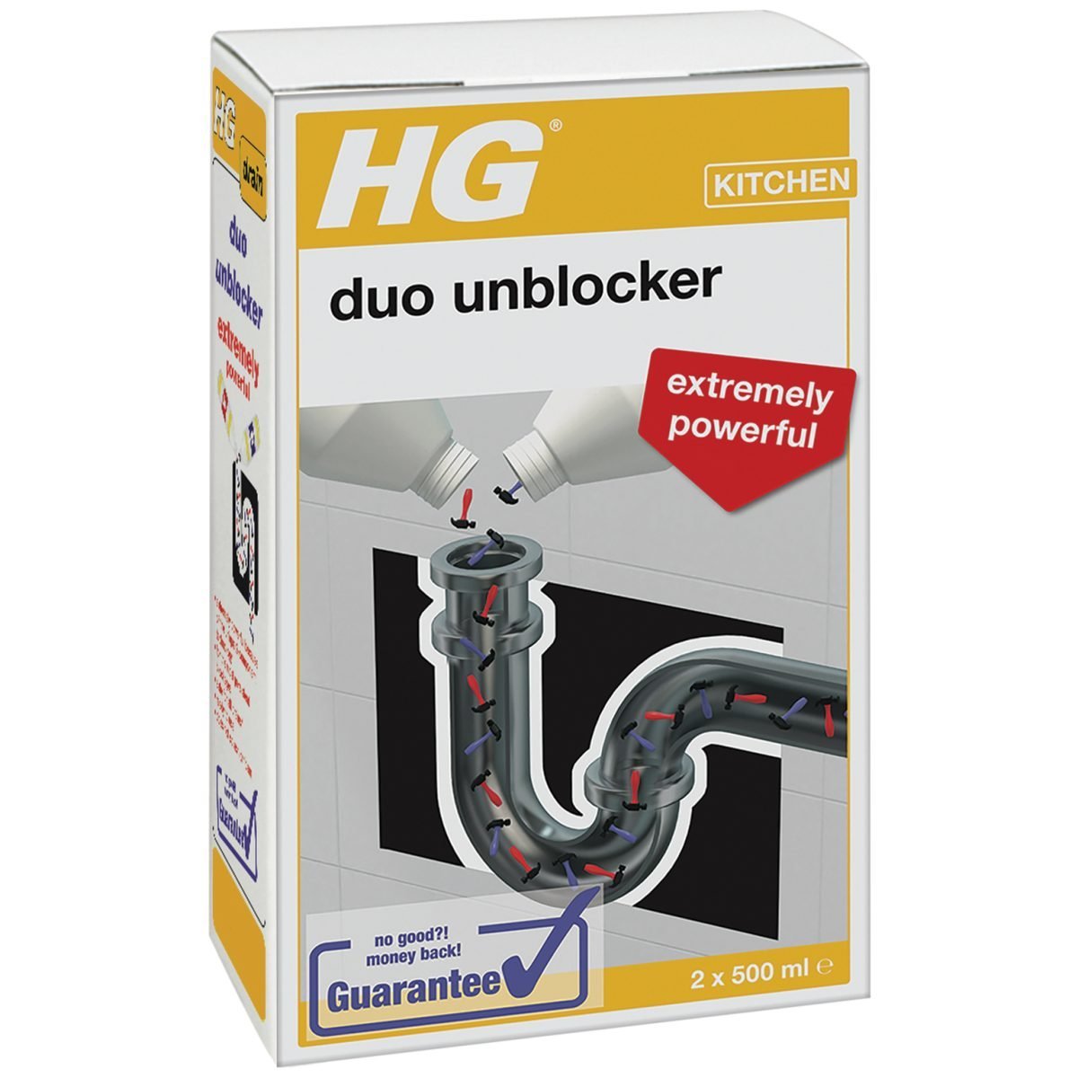 HG Duo Drain Unblocker 500ml – Rooneys Home & Hardware