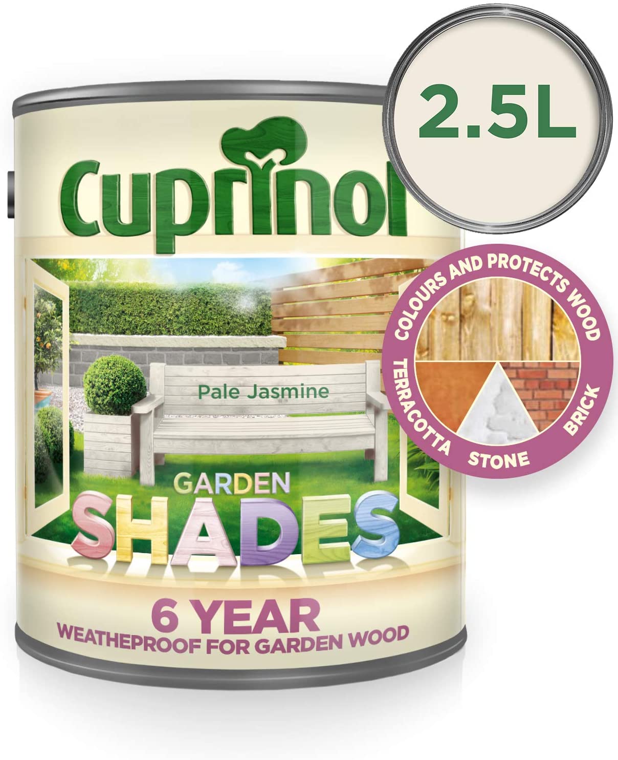 Cuprinol Garden Shades Pale Jasmine 2.5L – Rooneys Home & Hardware