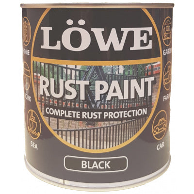 Lowe Rust Paint Black 1L – Rooneys Home & Hardware